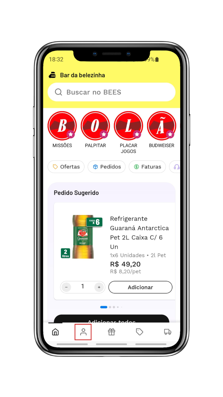 Como localizo minhas faturas no APP BEES? – AB-Inbev Brazil